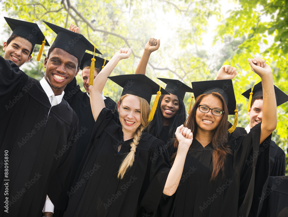 Graduation Student Commencement University Degree Concept Stock Photo ...