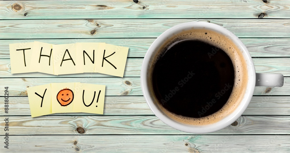 Thank You, Gratitude, Smiley Face. Stock Photo | Adobe Stock
