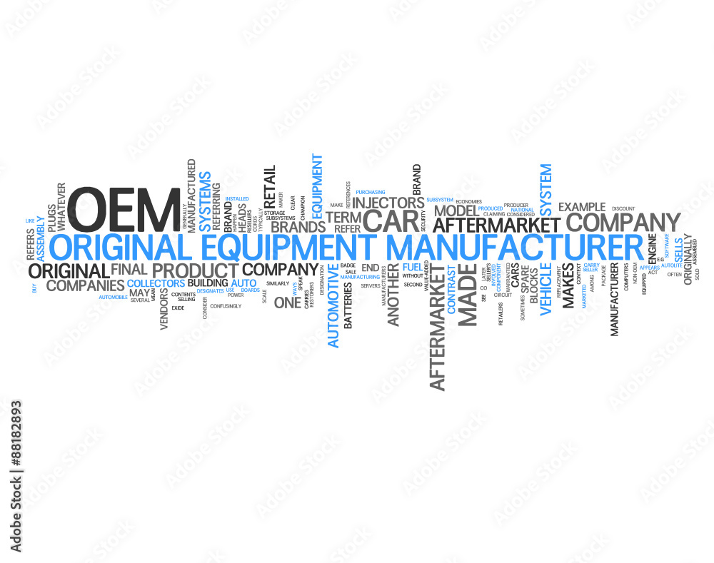 Original equipment manufacturer (OEM) Stock-Vektorgrafik | Adobe Stock