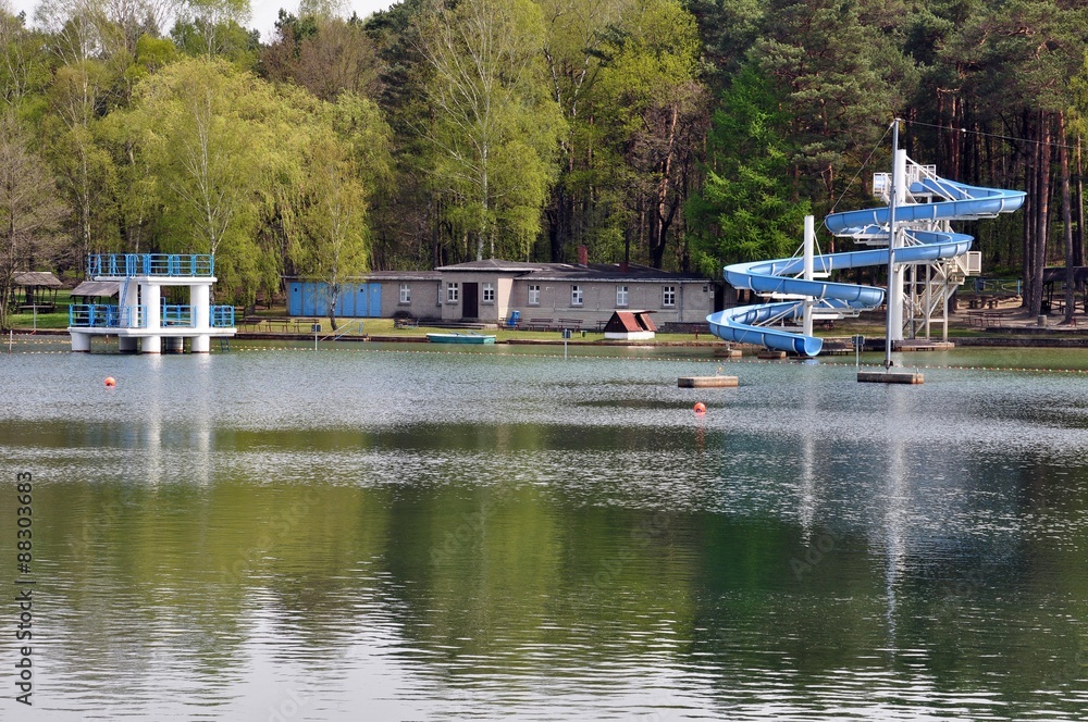 Waldbad Schmannewitz Stock Photo | Adobe Stock