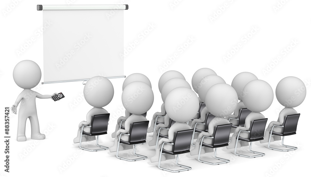 Speaker and Audience. Dude the Business people X 13 at seminar. Looking ...