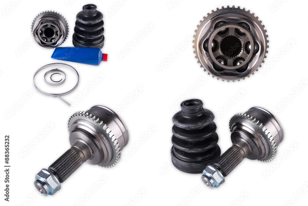 cv joints, constant velocity joints. Part wheel of the car. Stock Photo ...