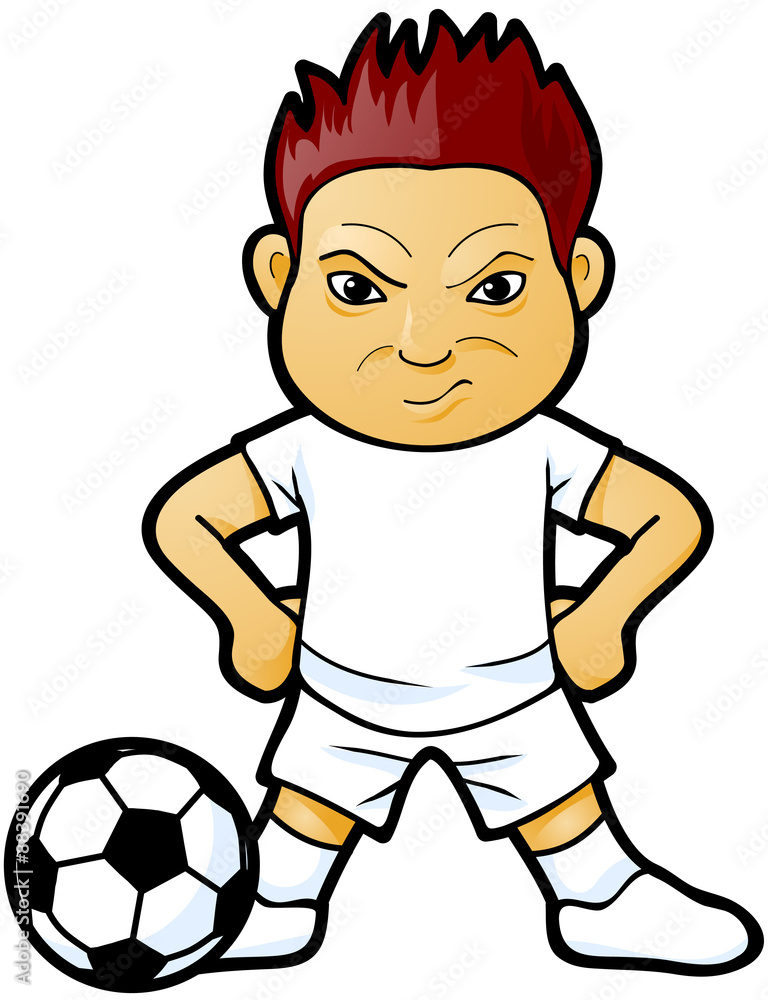 Angry Football Player Clipart