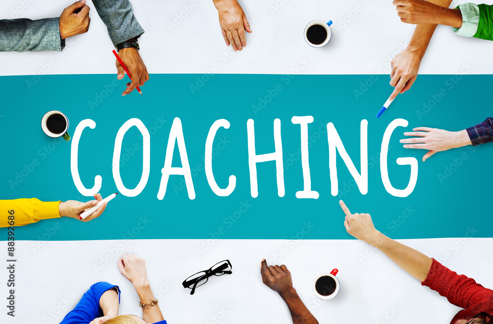 Coach Coaching Skills Teach Teaching Training Concept Stock-Foto ...