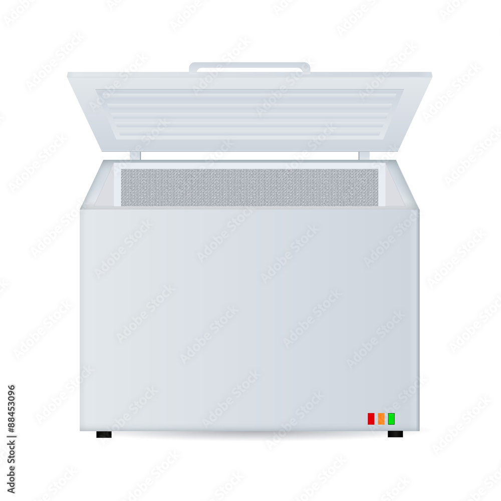 Freezer. Commercial refrigerator Stock Vector | Adobe Stock