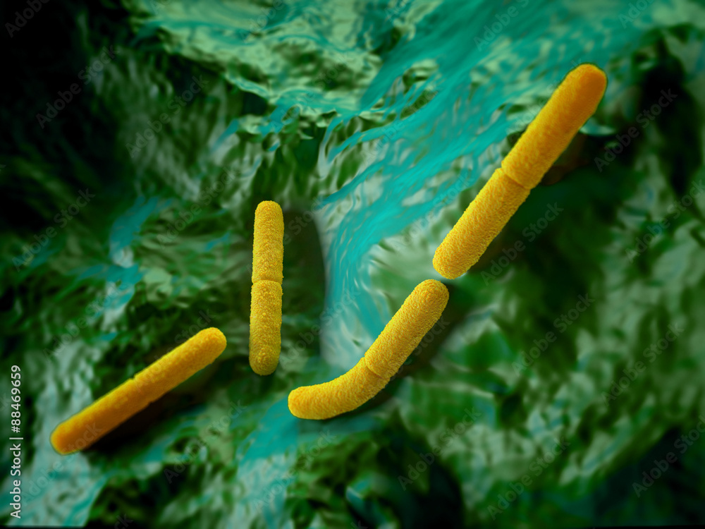 Clostridium botulinum bacterium Stock Illustration | Adobe Stock