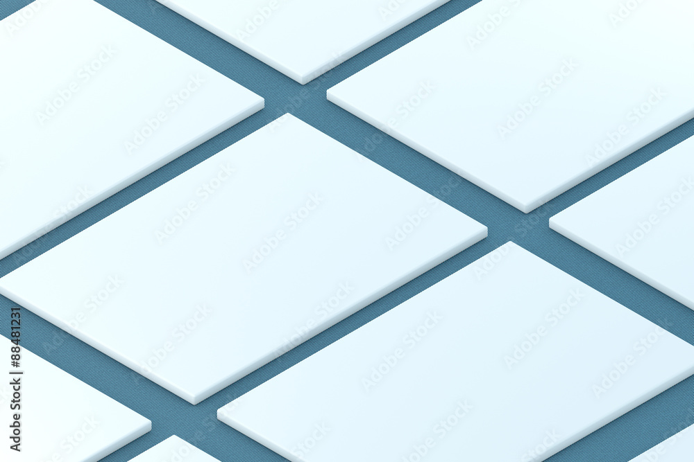 showcase. template to presentation app web design Stock Illustration ...