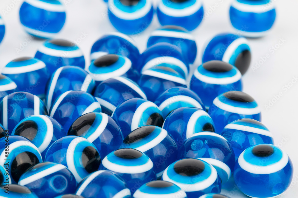 Evil eye bead - Stock image macro. Stock Photo | Adobe Stock