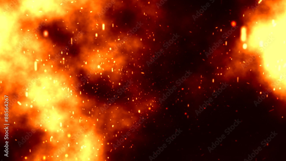Fire Smoke 3 Loopable Background, A Full HD, 1920x1080 Pixels ...