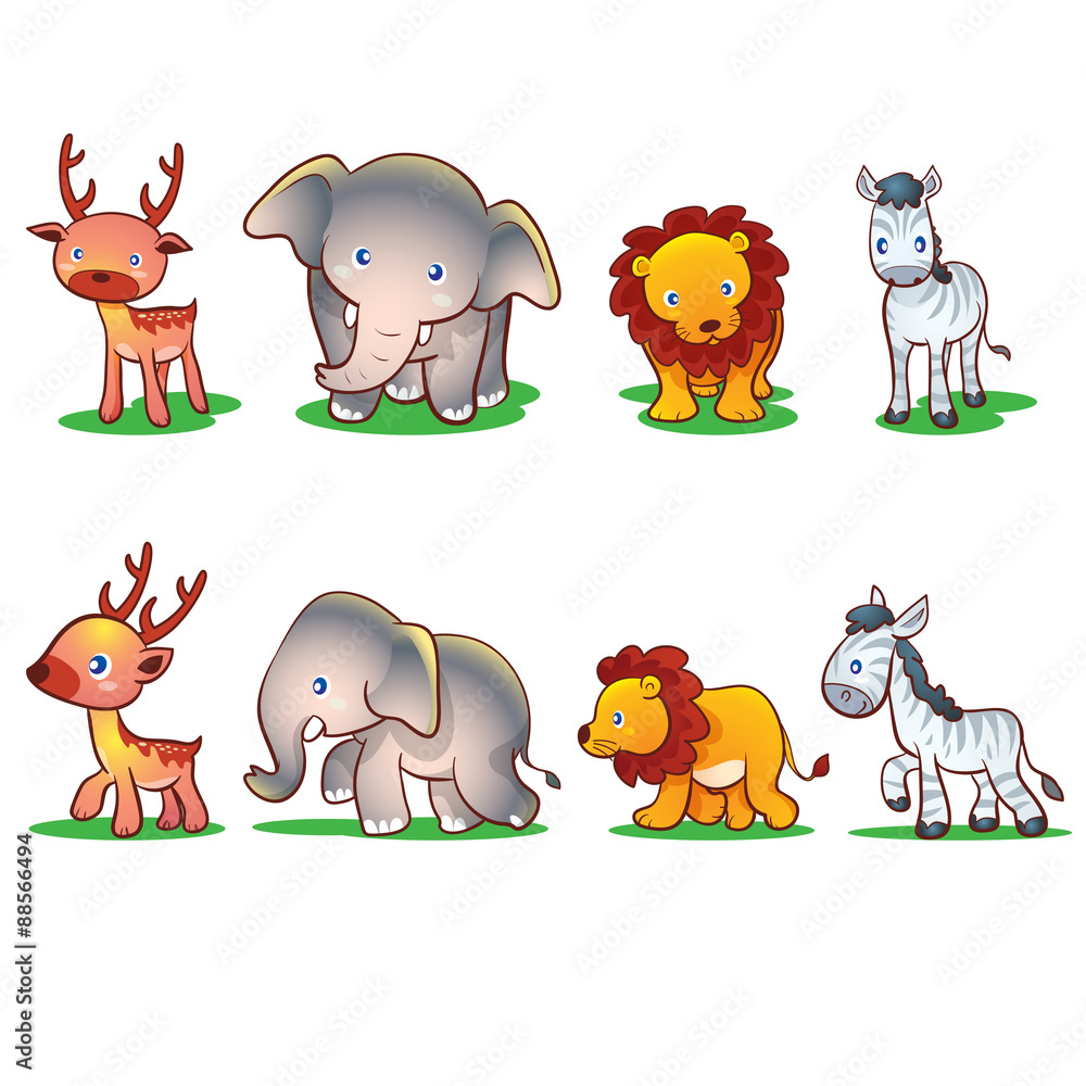 Walking Animals Animation