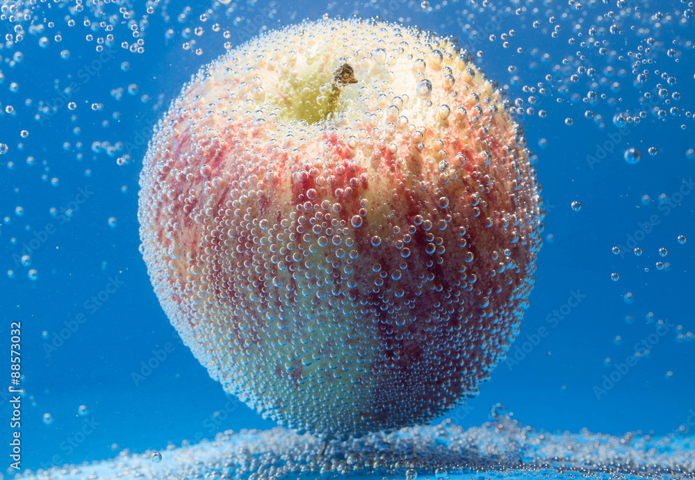 apple underwater Stock Photo | Adobe Stock