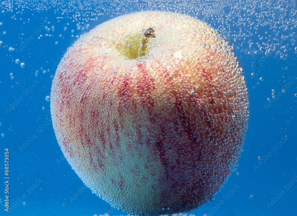apple underwater Stock Photo | Adobe Stock