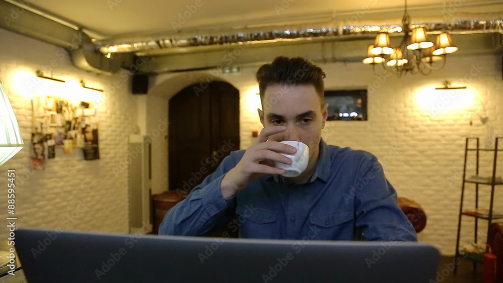 Creative Person In Front Of Monitor's Computer part3 Stock Video ...