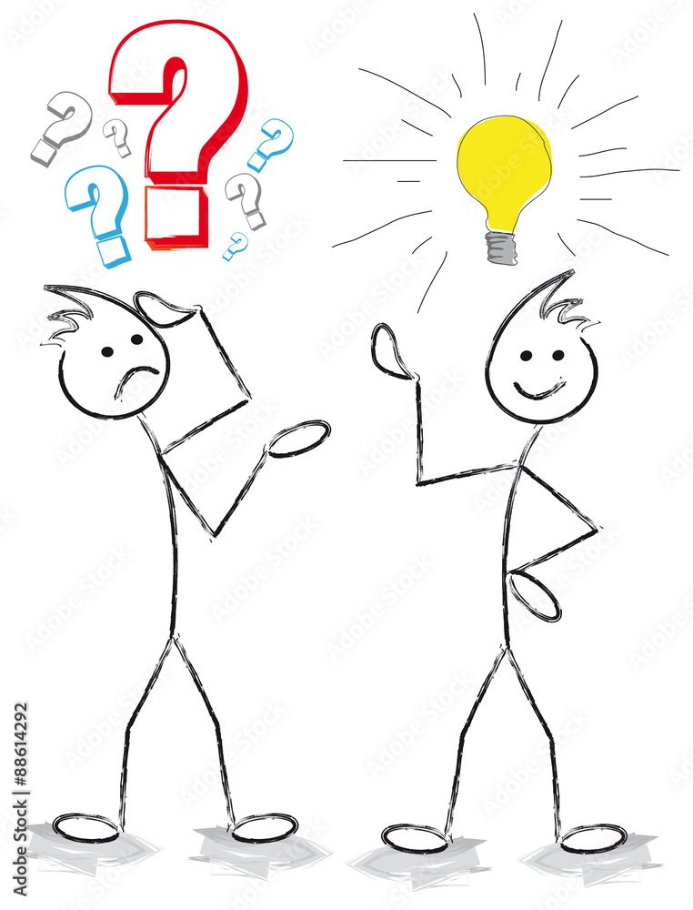 personnages interrogation et idée Stock Vector | Adobe Stock personnages interrogation et idée Stock Vector | Adobe Stock