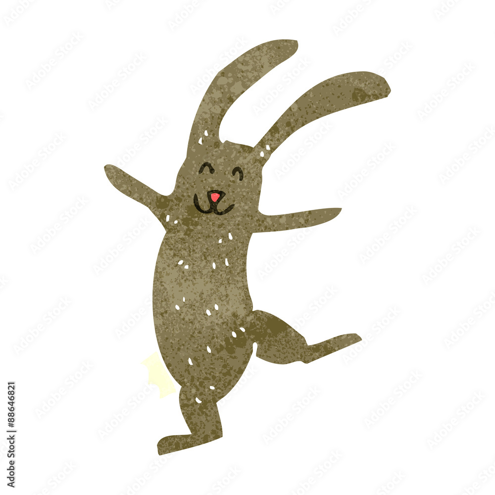 Dancing Rabbit Cartoon