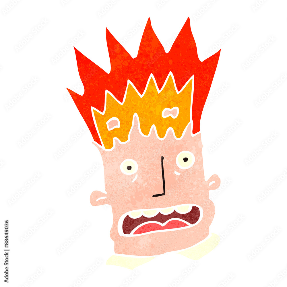 Exploding Head Cartoon