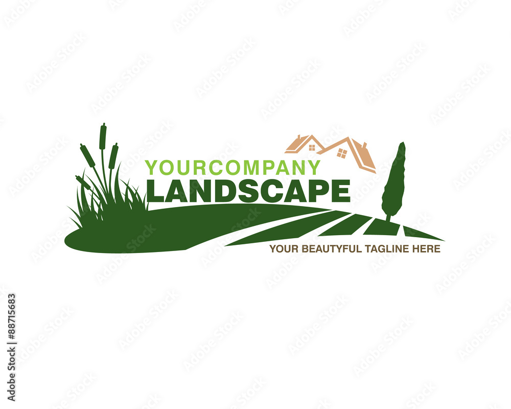 landscape logo 1 Stock Vector | Adobe Stock
