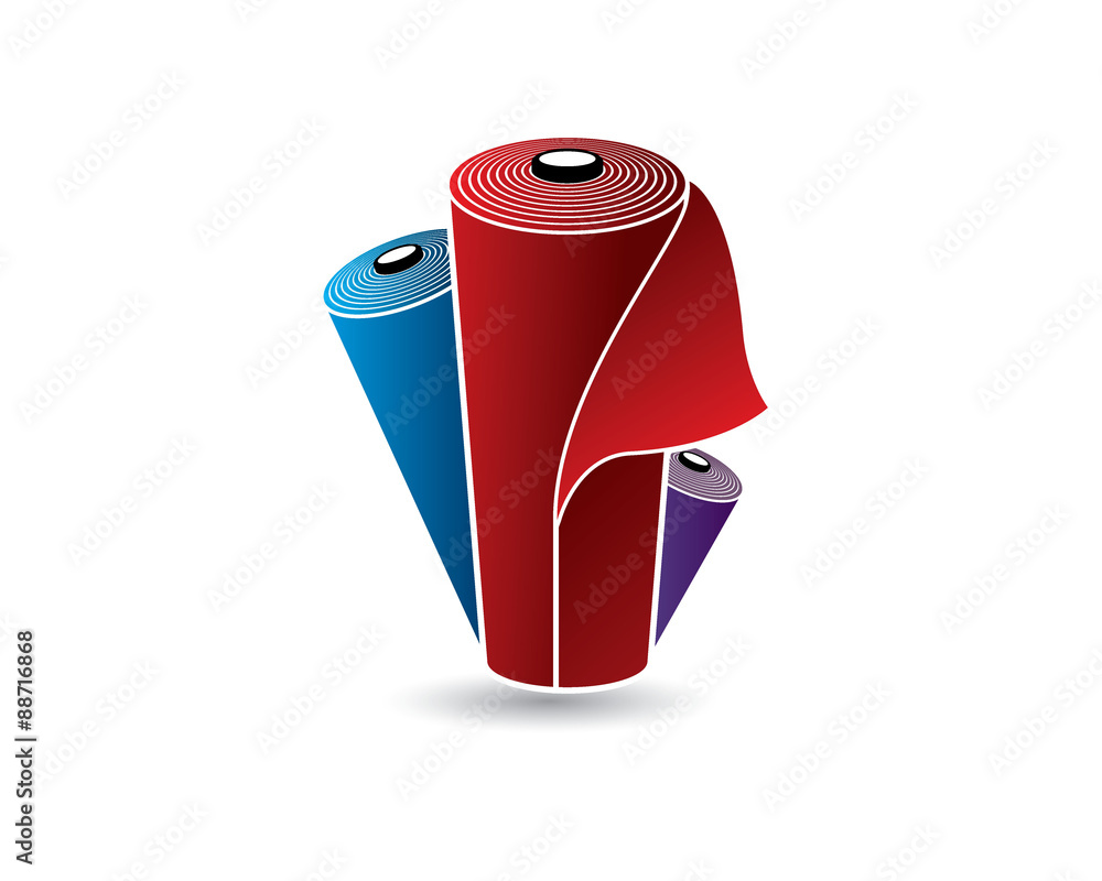 wallpaper roll Stock Vector | Adobe Stock