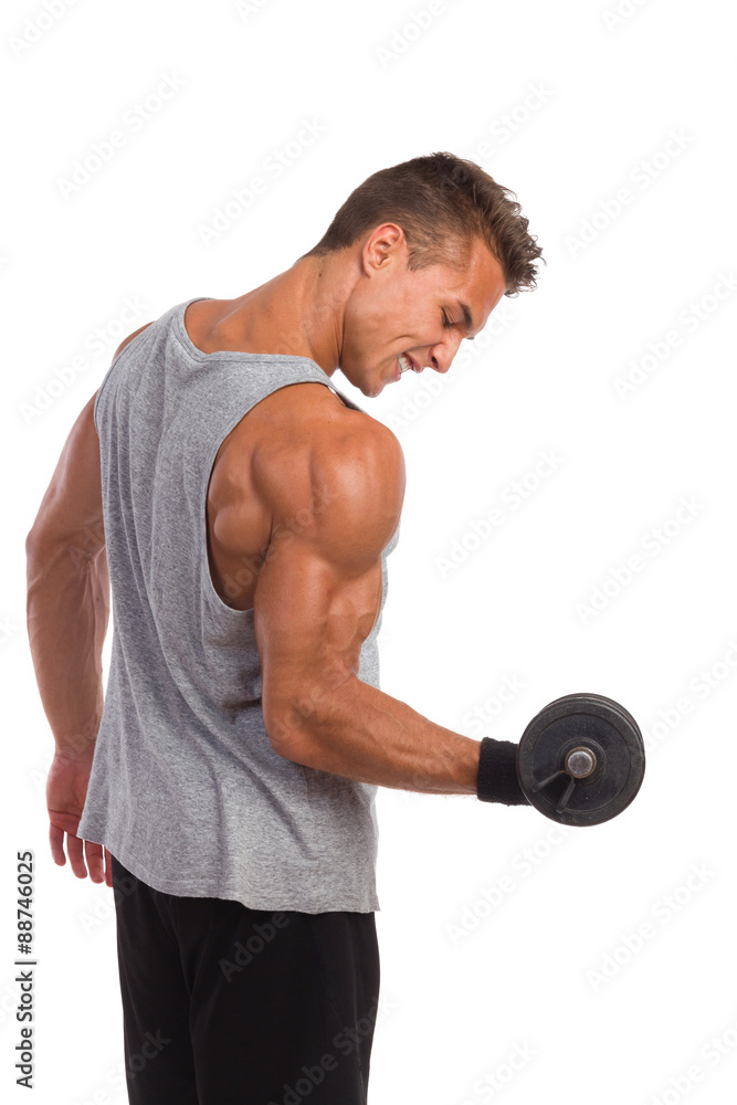 Muscular Shoulder Side View