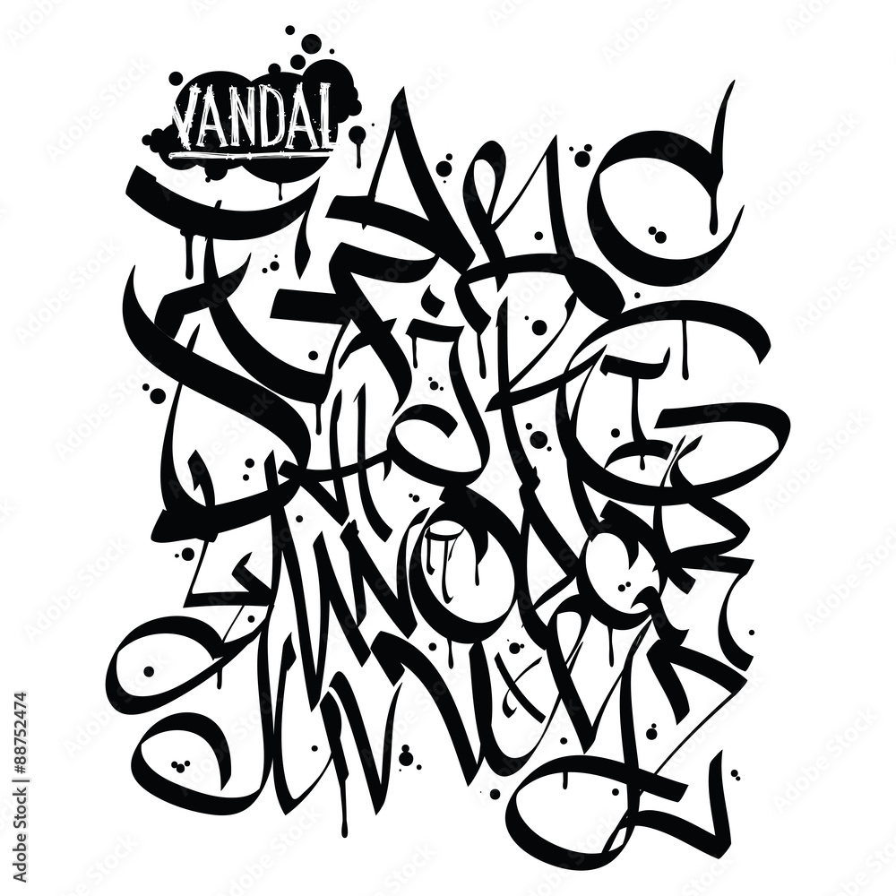 Hip Hop Graffiti Letters