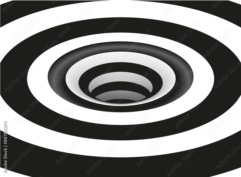 Op Art Vortex Stock Vector | Adobe Stock