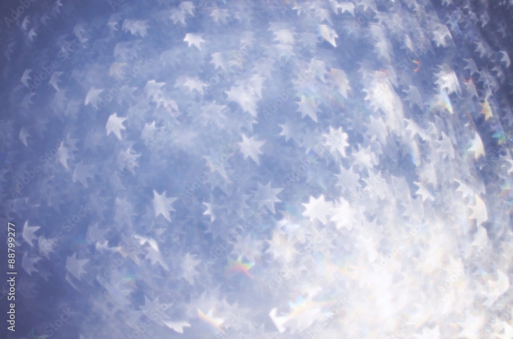 star shape bokeh sparkling abstract background magical fairy effect ...