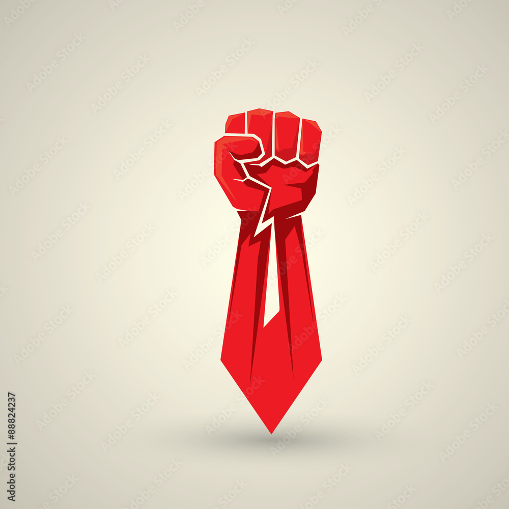 freedom concept. vector fist icon Stock Vector | Adobe Stock