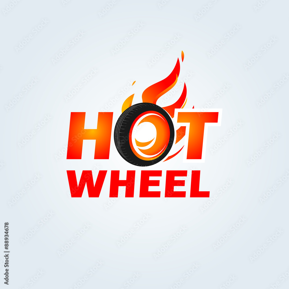 Hot Wheels Flame Logo