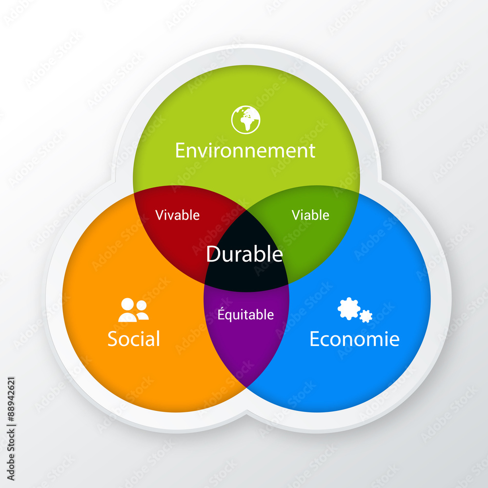 Vecteur Stock Développement Durable / Diagramme | Adobe Stock