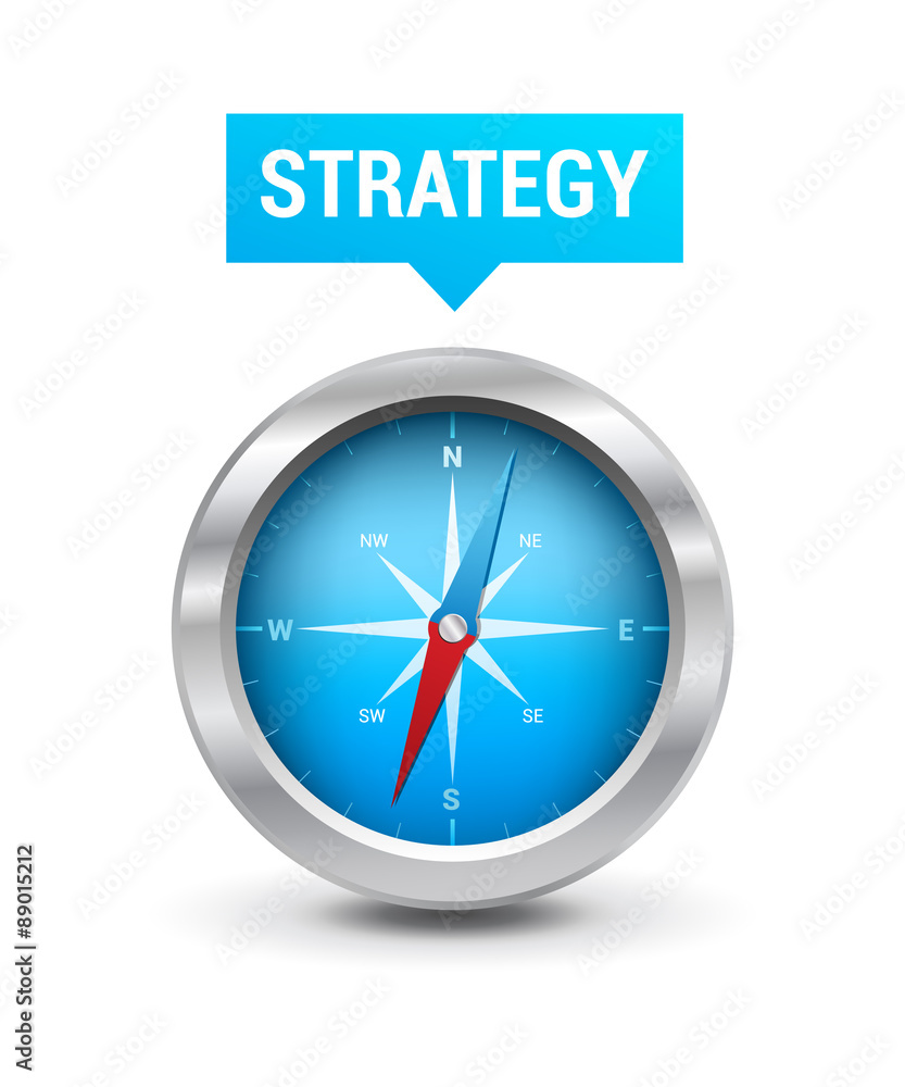 Compass & Strategy Tag Stock-Vektorgrafik | Adobe Stock