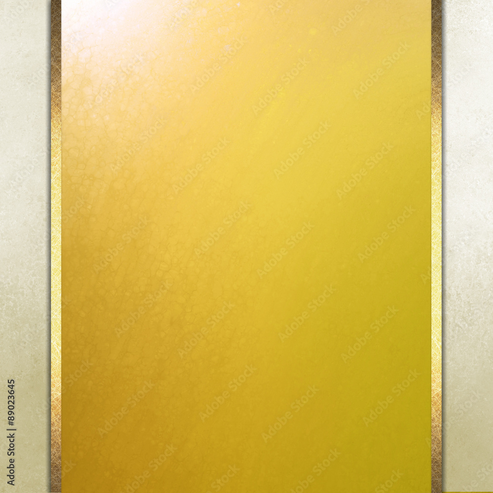 formal elegant yellow gold paper background with gold center and beige ...