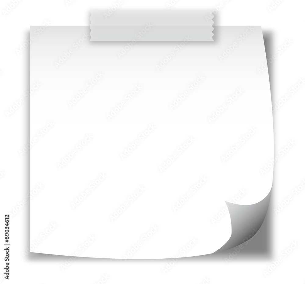 Notizzettel Stock Vector | Adobe Stock