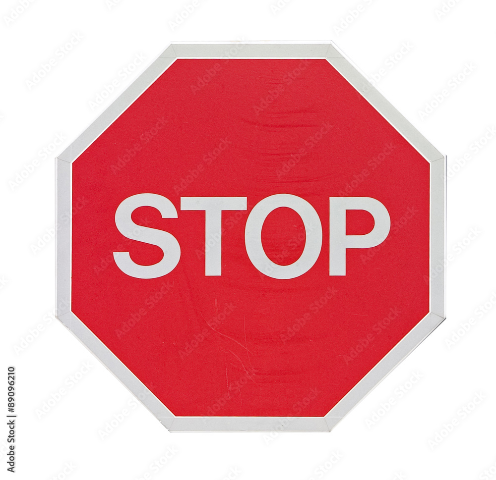 Verkehrsschild Stopschild Stock-Foto | Adobe Stock