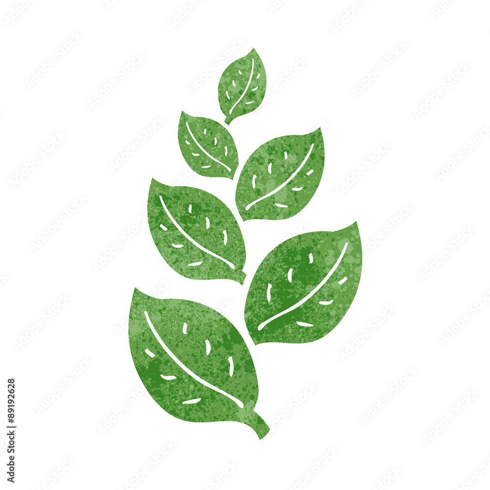 cartoon leaves Stock Vector | Adobe Stock