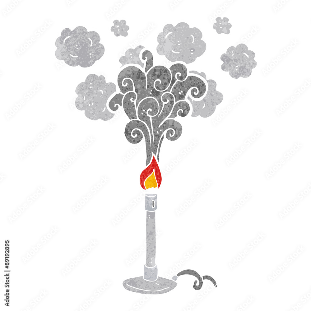 cartoon bunsen burner Stock Vector | Adobe Stock