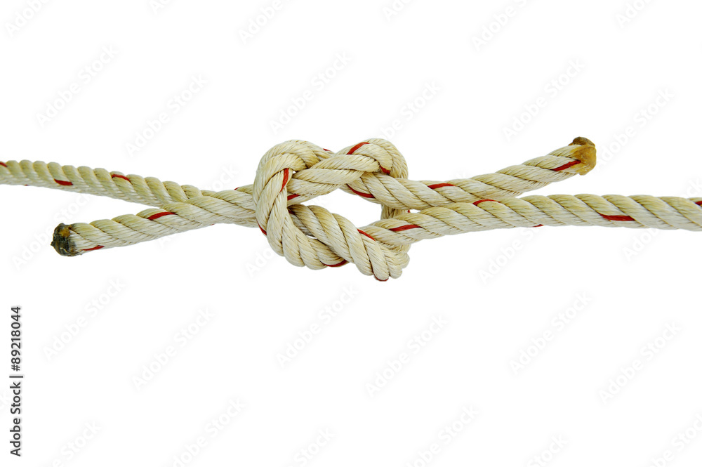 Tied rope together Stock Photo | Adobe Stock