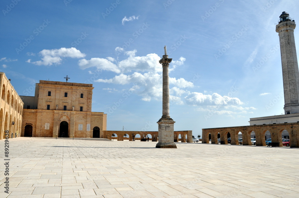 Santa Maria di Leuca in Apulien Wallfahrtskirche Santa Maria di Finibus ...