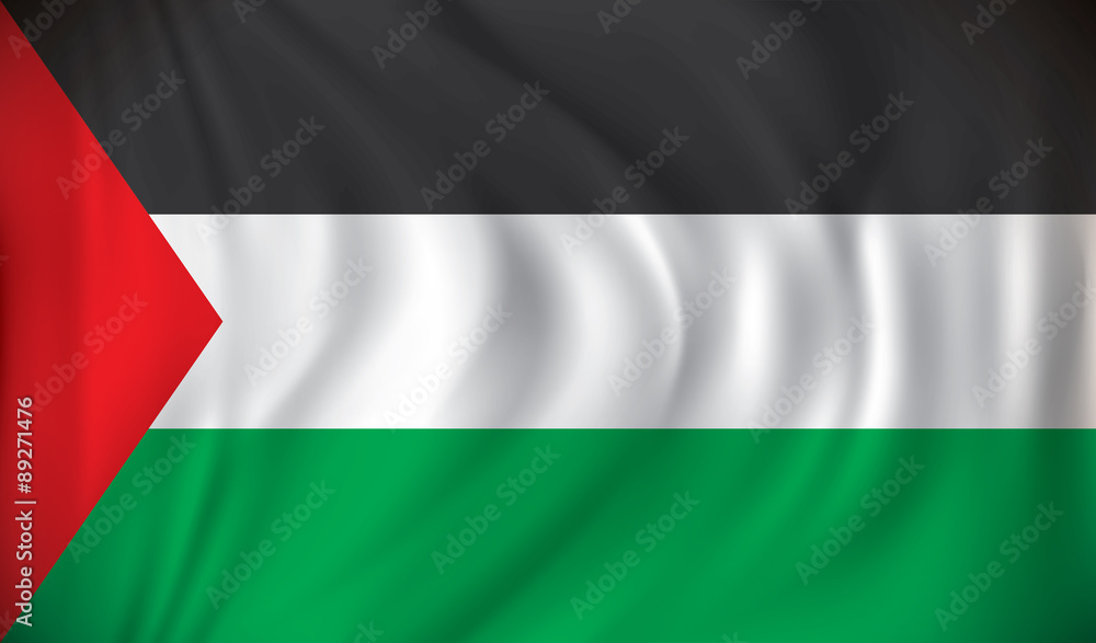 Flag of Gaza Strip Stock Vector | Adobe Stock
