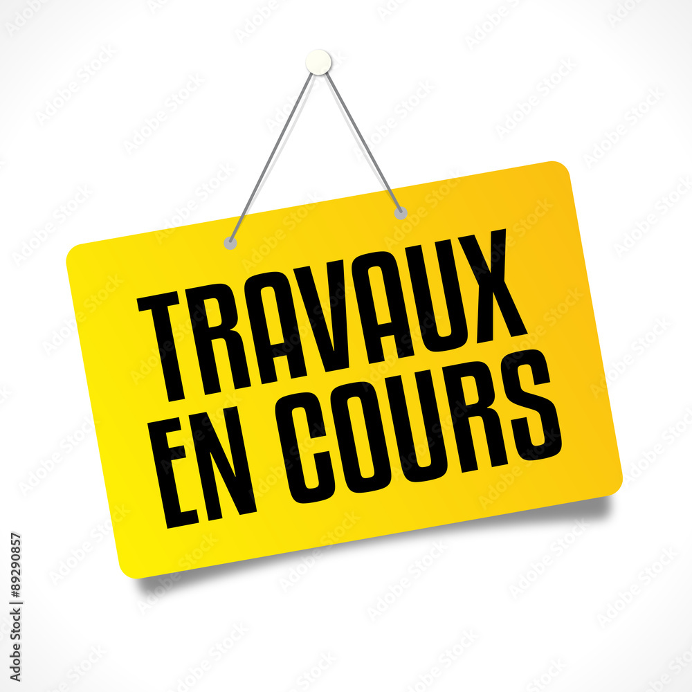 Vecteur Stock Travaux en cours | Adobe Stock