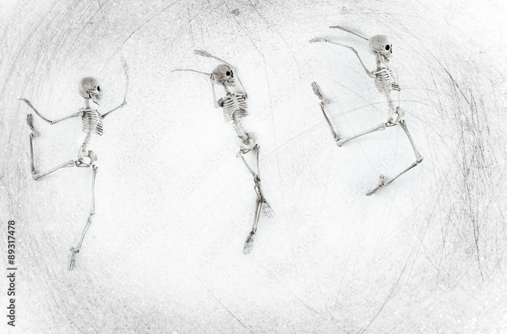 Dancing Skeleton Stock Photo | Adobe Stock