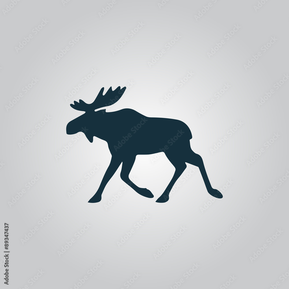 moose vector illustration Stock Vector | Adobe Stock