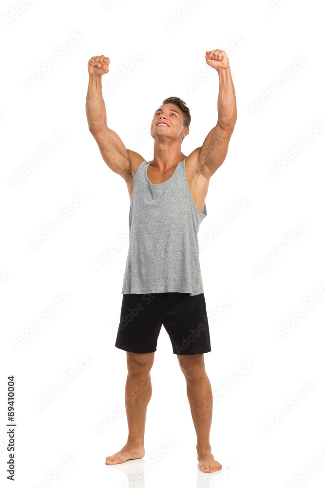 Person Standing Arms Out