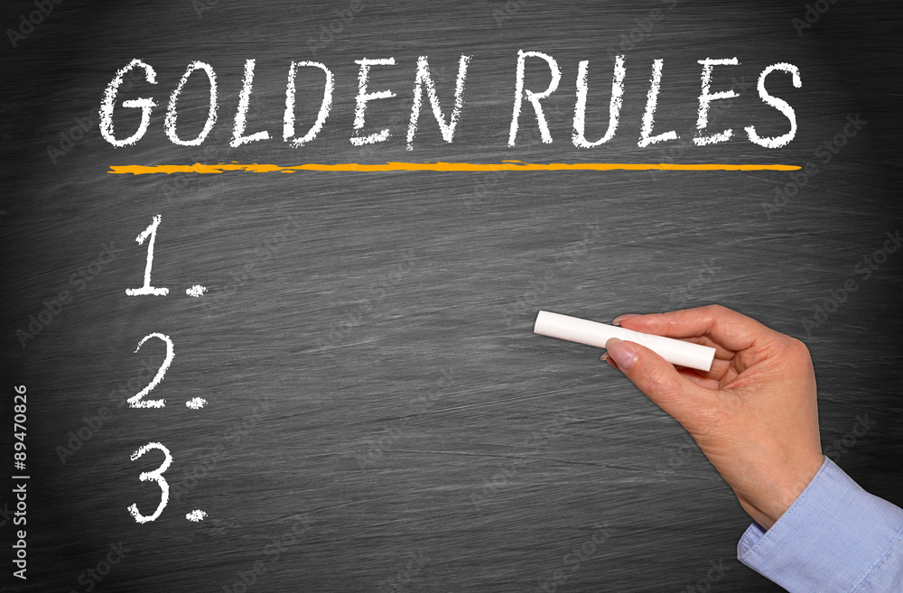 Golden Rules Stock Illustration | Adobe Stock