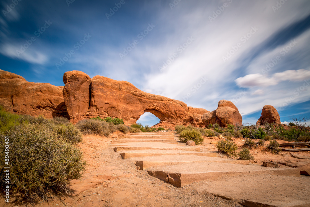 Sandstone arches and natural structures Stock Photo | Adobe Stock