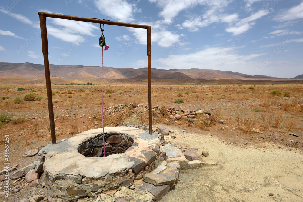 Water well in Sahara Desert, Morocco Stock Photo | Adobe Stock