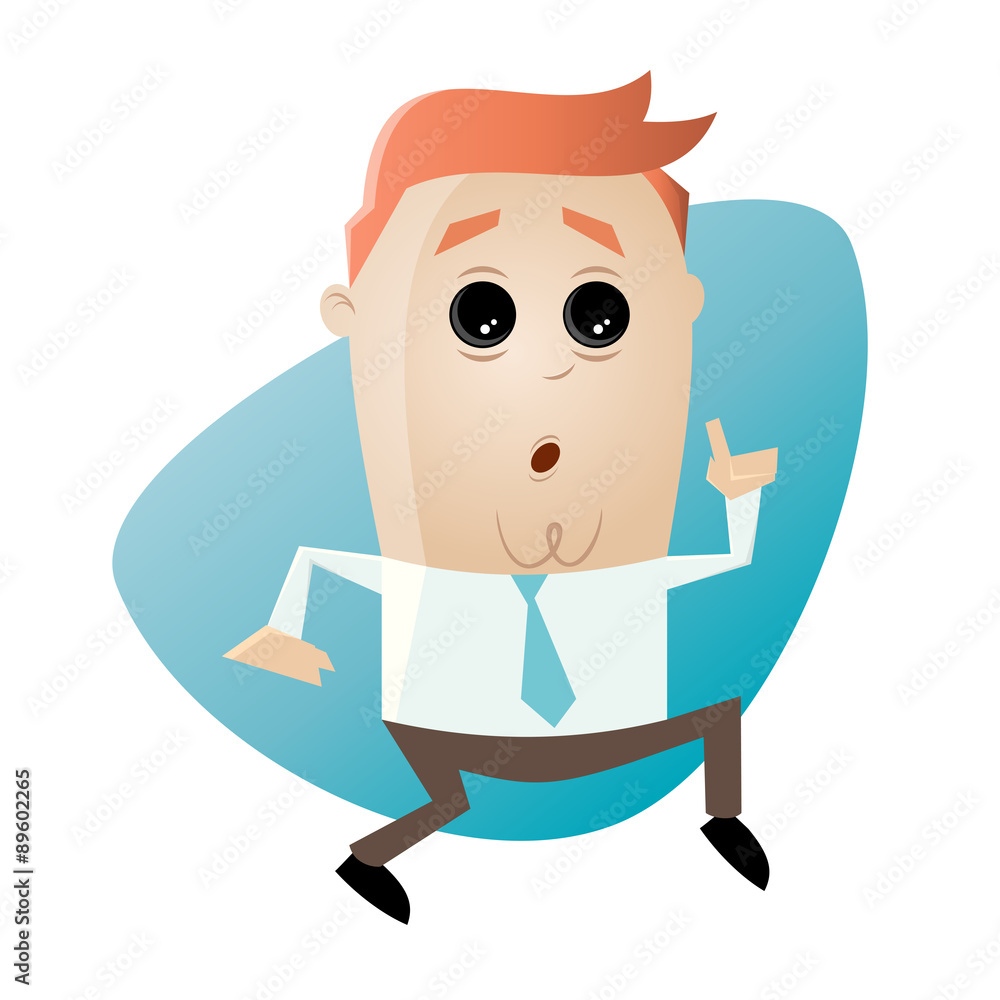 leise schleichen business mann lustig Stock Vector | Adobe Stock