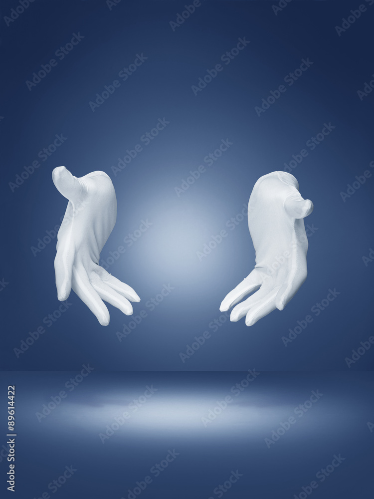 magicians hands demonstrating magic trick Stock Photo | Adobe Stock