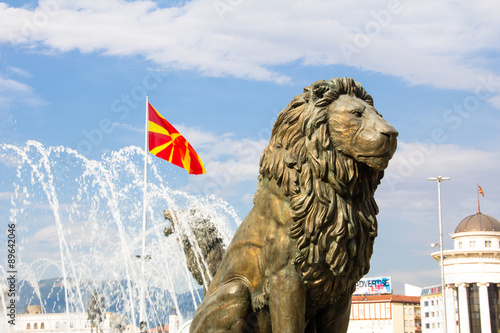 Macedonian Lion Flag