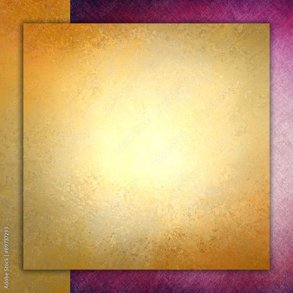 elegant gold background texture paper, faint rustic pink grunge border ...