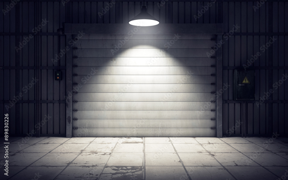 warehouse loading dock inside. 3D rendering Stock-Illustration | Adobe ...